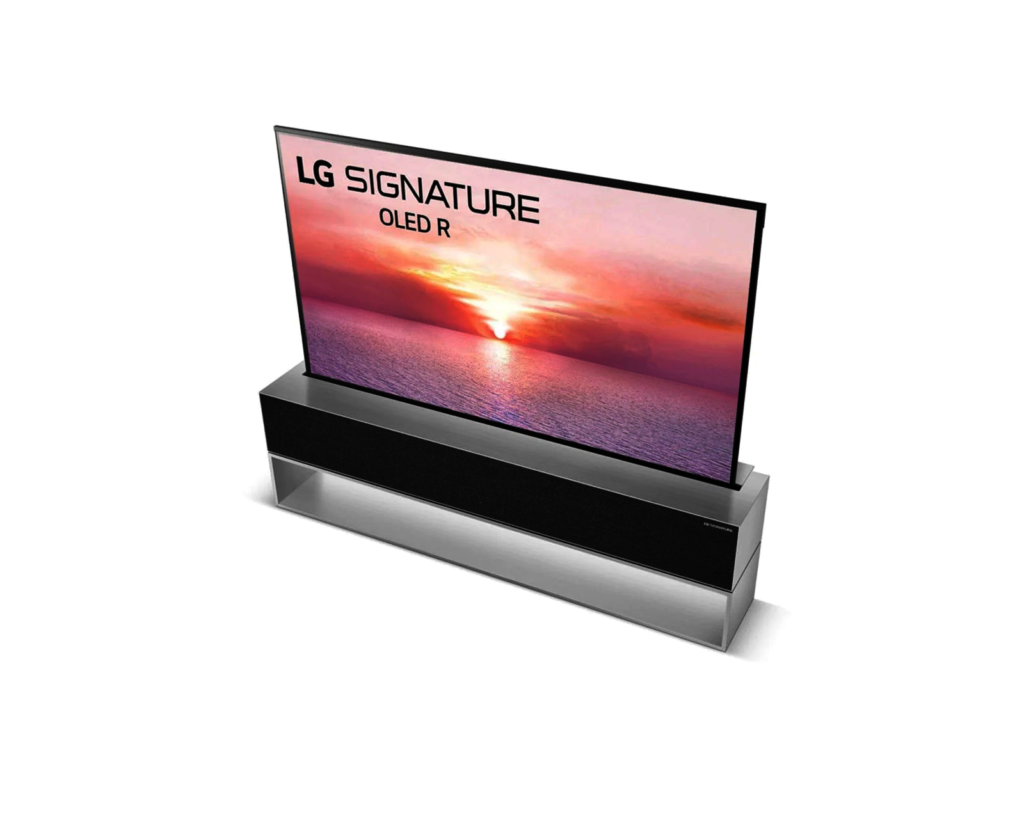 LG 65 Inch SIGNATURE OLED R Class Rollable 4K Smart TV – E10Device